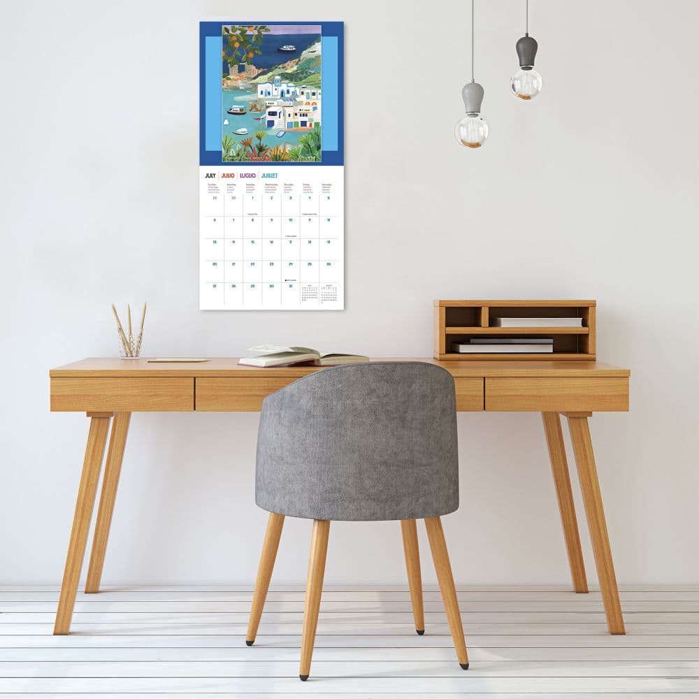 Wall Calendar With Moon Phases The Colorful World Of Rhi James 2026 ...