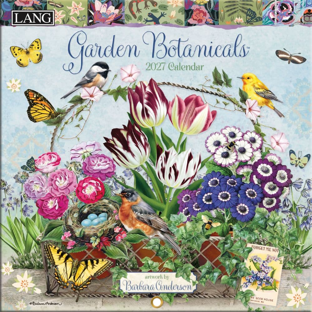 Garden Botanicals 2027 Mini Wall Calendar - Calendars.com