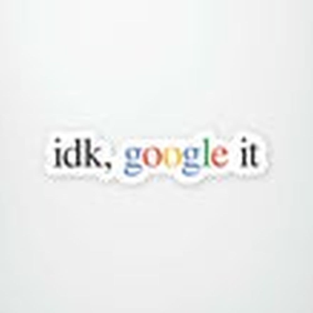 IDK Google It Sticker - Calendars.com