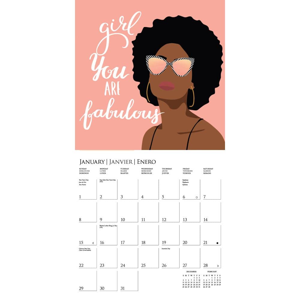 Black Girl Calendar 2022