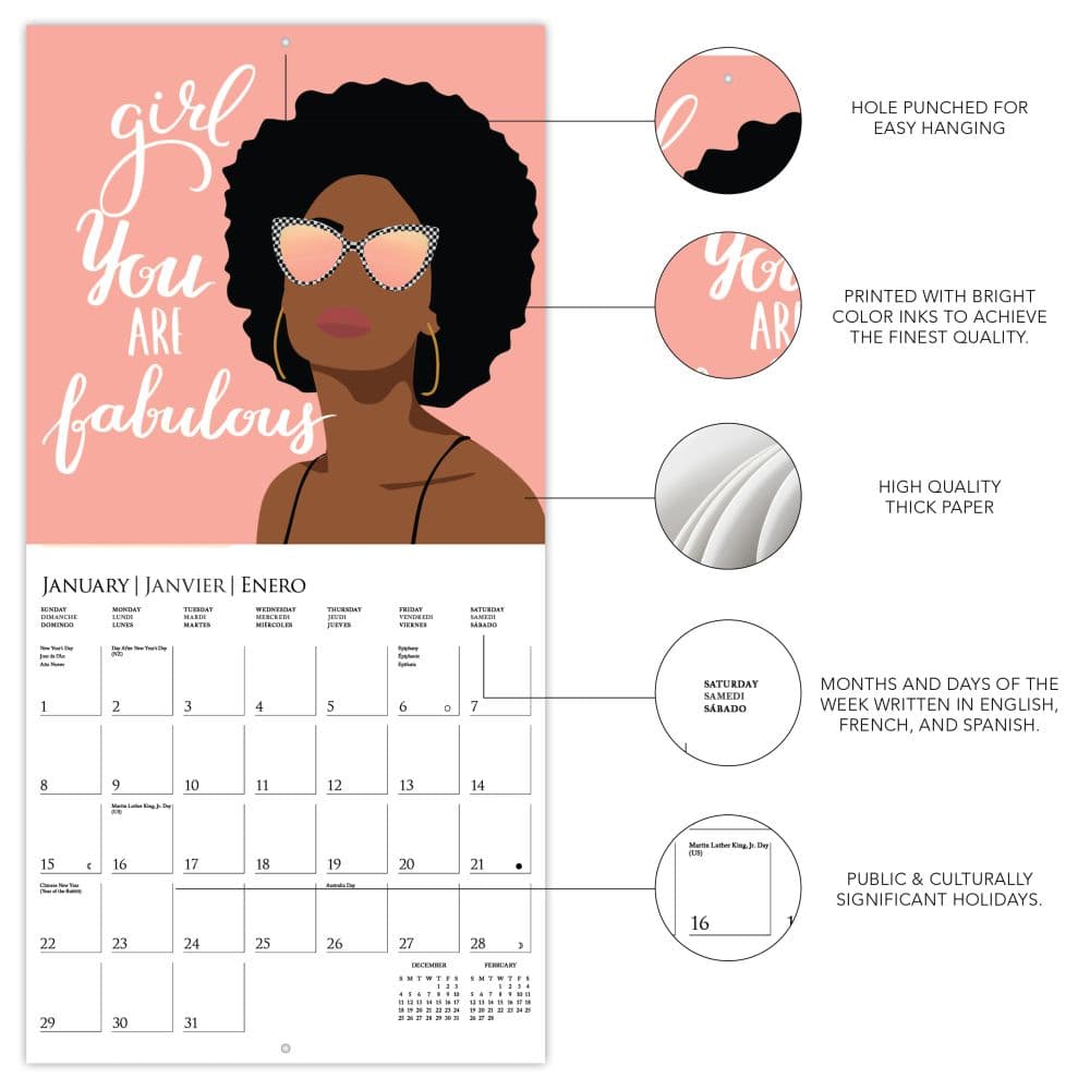 Black Girl Calendar 2022