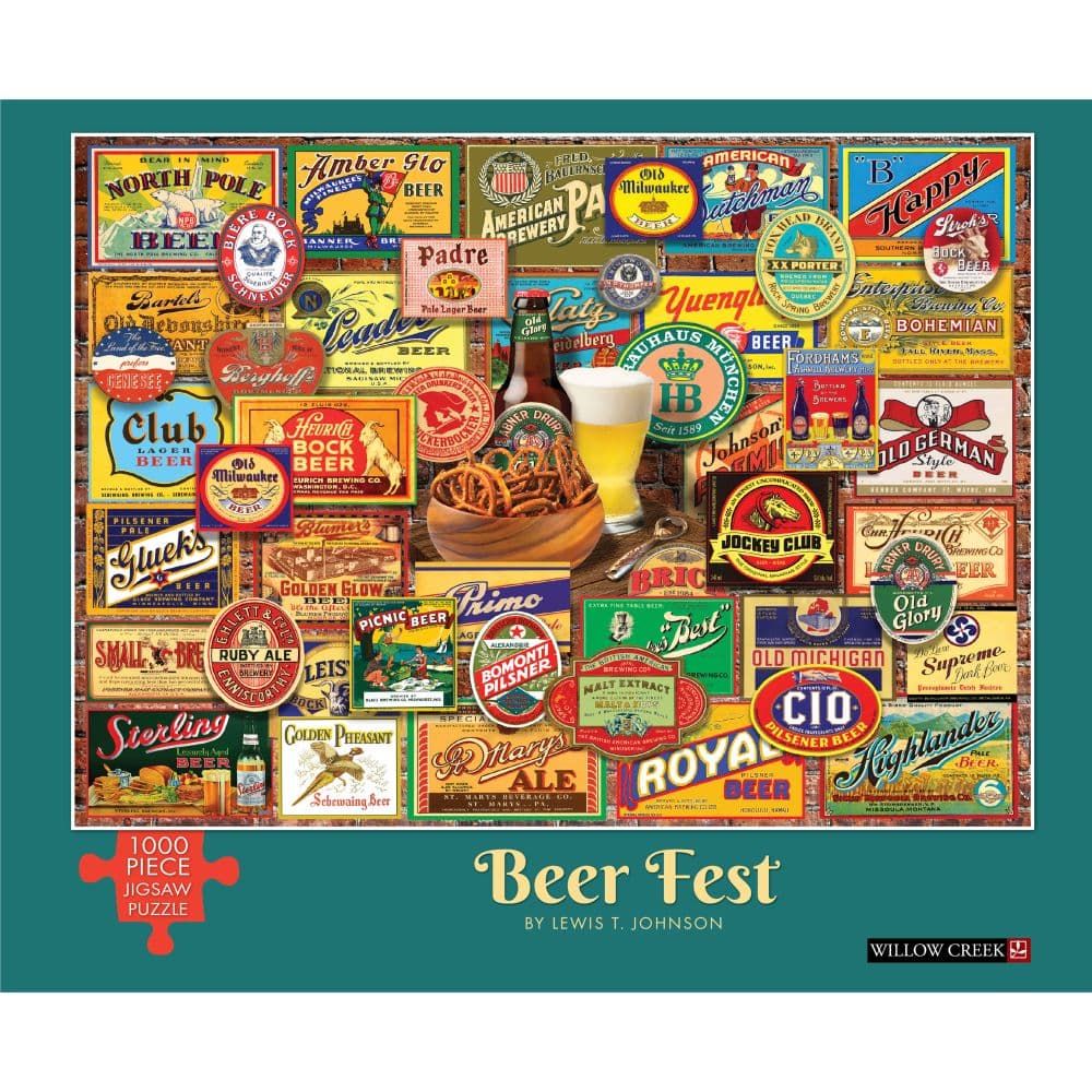 Beer Fest 1000 Piece Puzzle - Calendars.com