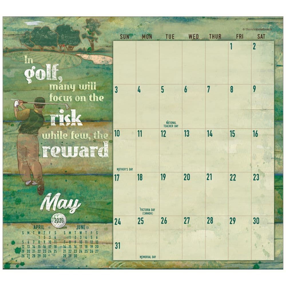 2022 Golf Calendars and Posters
