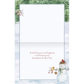 Happy Snowman Boxed Christmas Cards - Calendars.com
