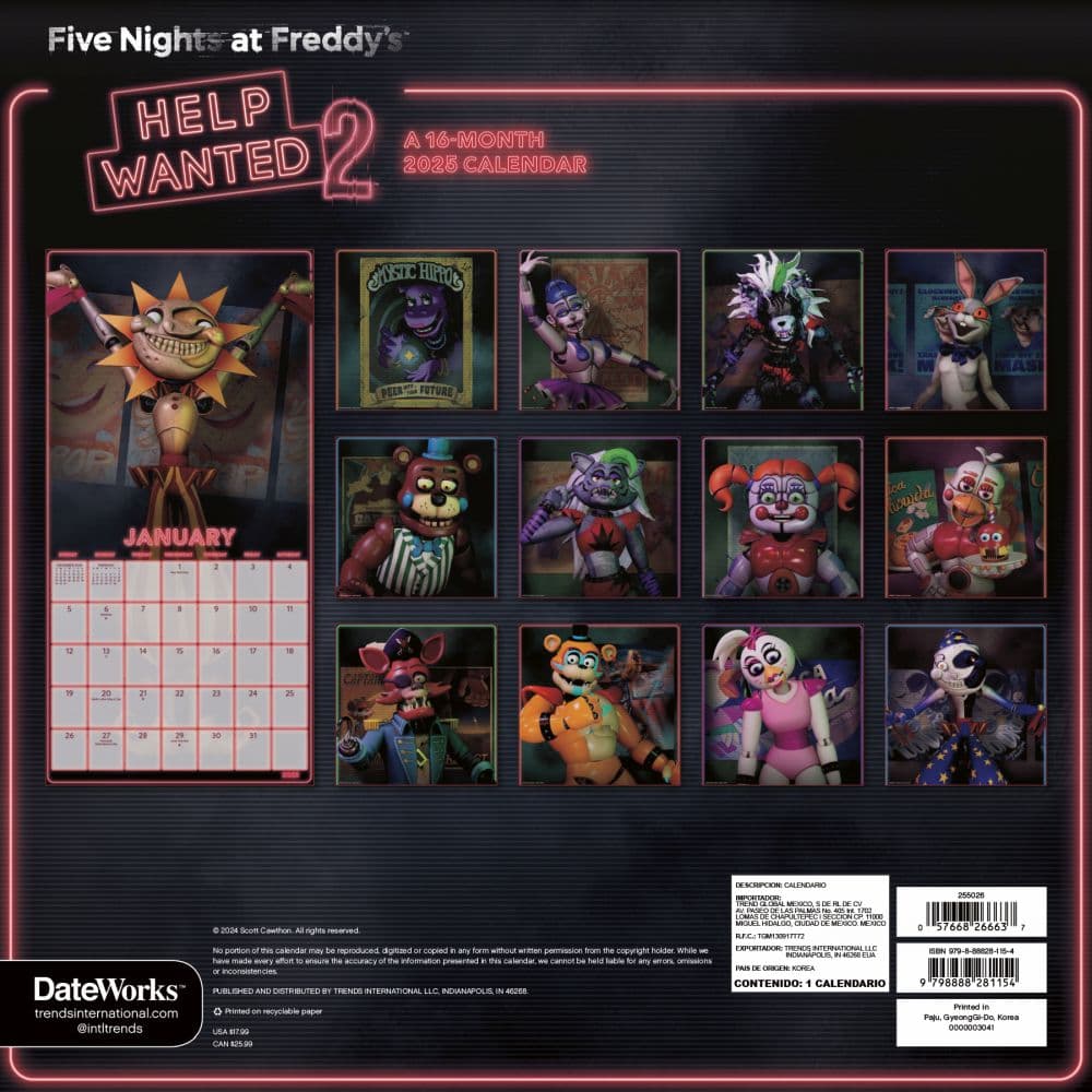 2025 Fnaf Advent Calendar - Dionne Alvinia 2025 Fnaf Advent Calendar - Dionne Alvinia
