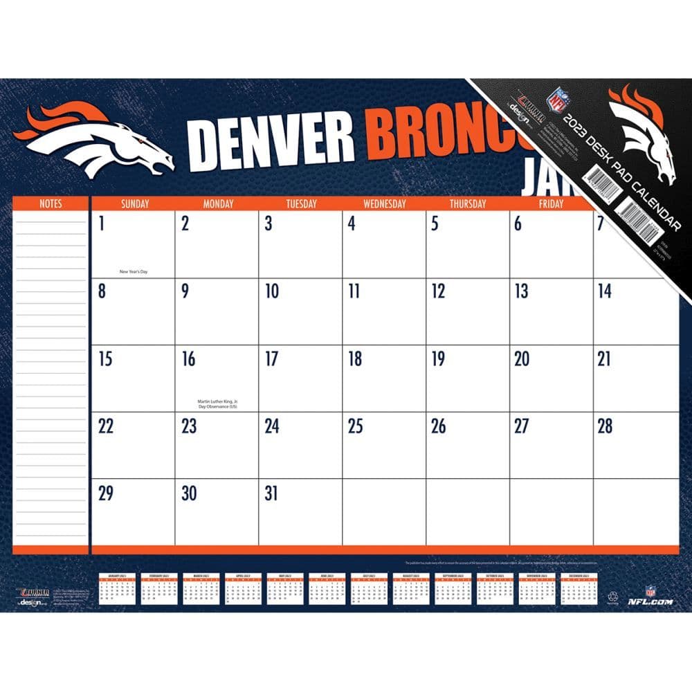 NFL Football 2023 Calendars