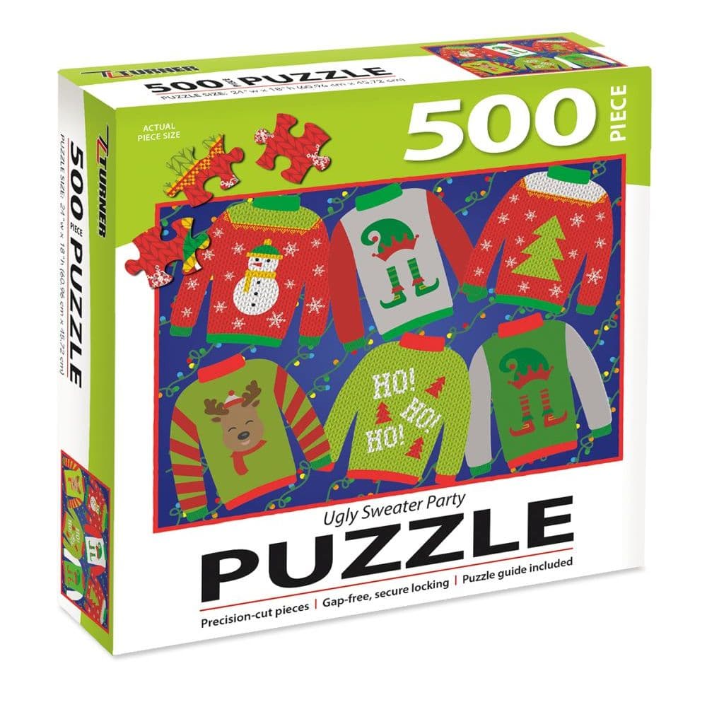 Ugly Sweater Party 500 Piece Puzzle - Calendars.com