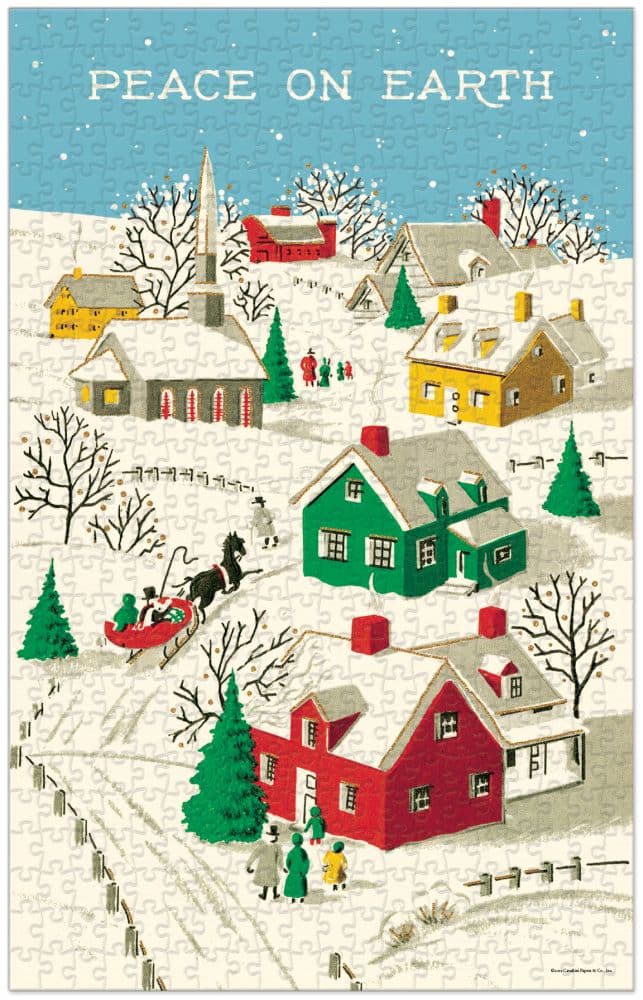 Peace on Earth Christmas 500 Piece Puzzle - Calendars.com