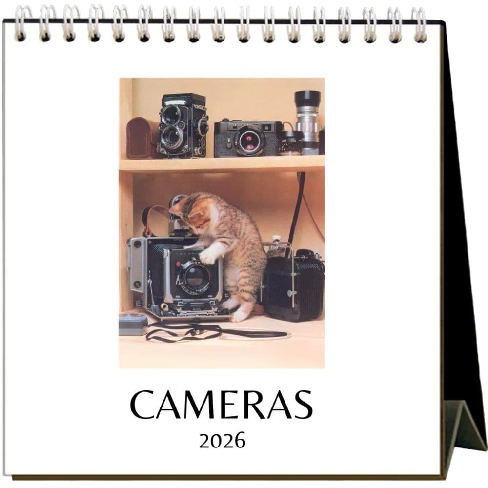 Cameras 2026 Easel Desk Calendar - Calendars.com