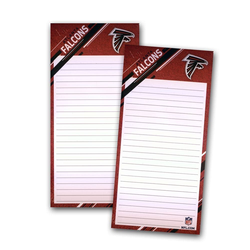 Atlanta Falcons List Pad (2 Pack) - Calendars.com
