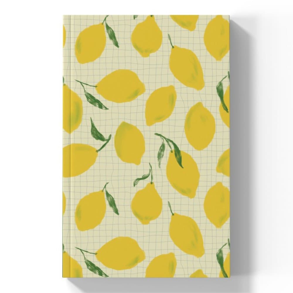 Lemon Grid Classic Notebook - Calendars.com