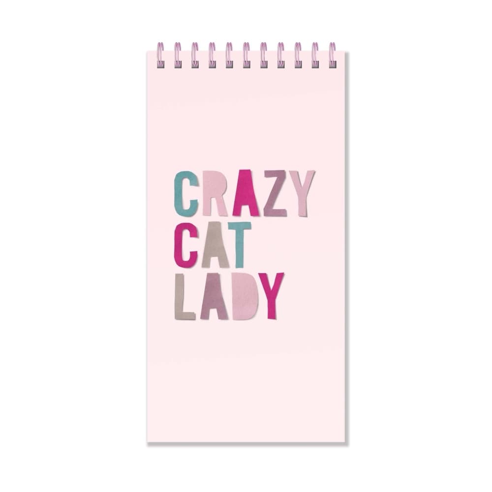 Crazy Cat Lady Spiral Notepad - Calendars.com