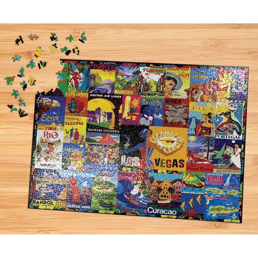 Exotic Travels 1000 Piece Puzzle - Calendars.com