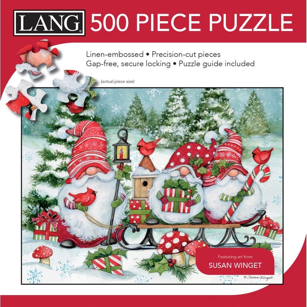 Holiday Gnomes 500 Piece Puzzle - Calendars.com