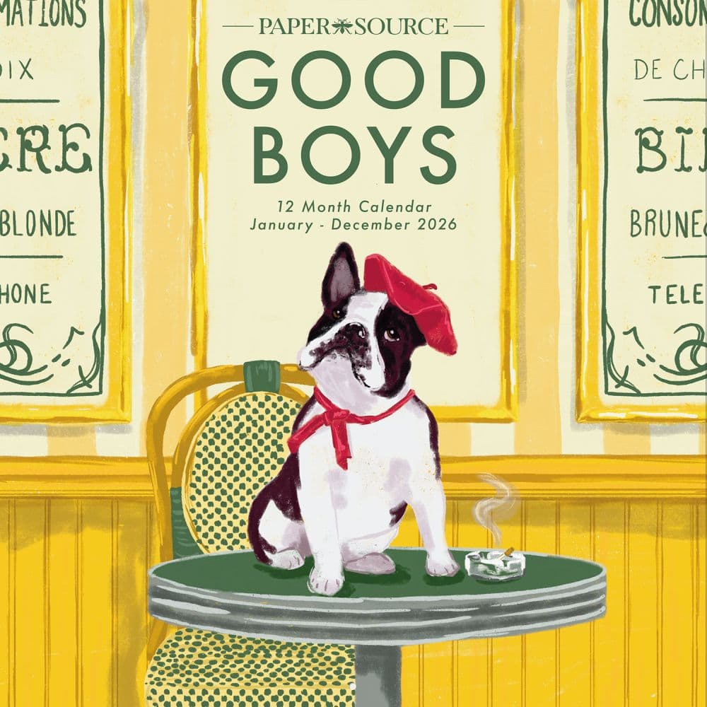 Good Boys 2026 Wall Calendar - Calendars.com