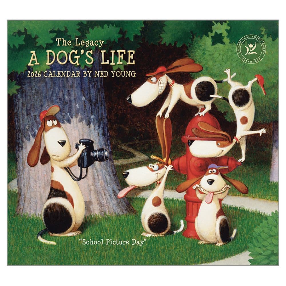 Dogs Life 2026 Wall Calendar by Ned Young - Calendars.com