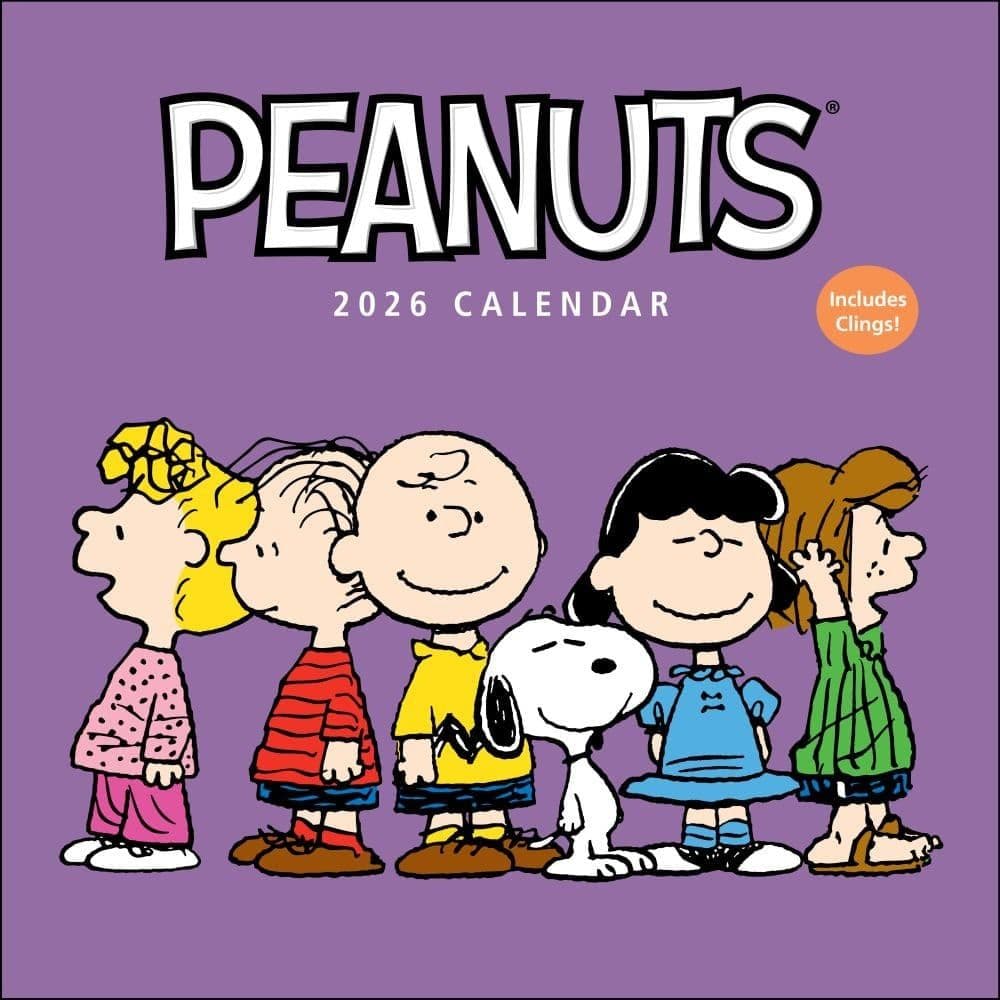 Peanuts 2026 Wall Calendar - Calendars.com