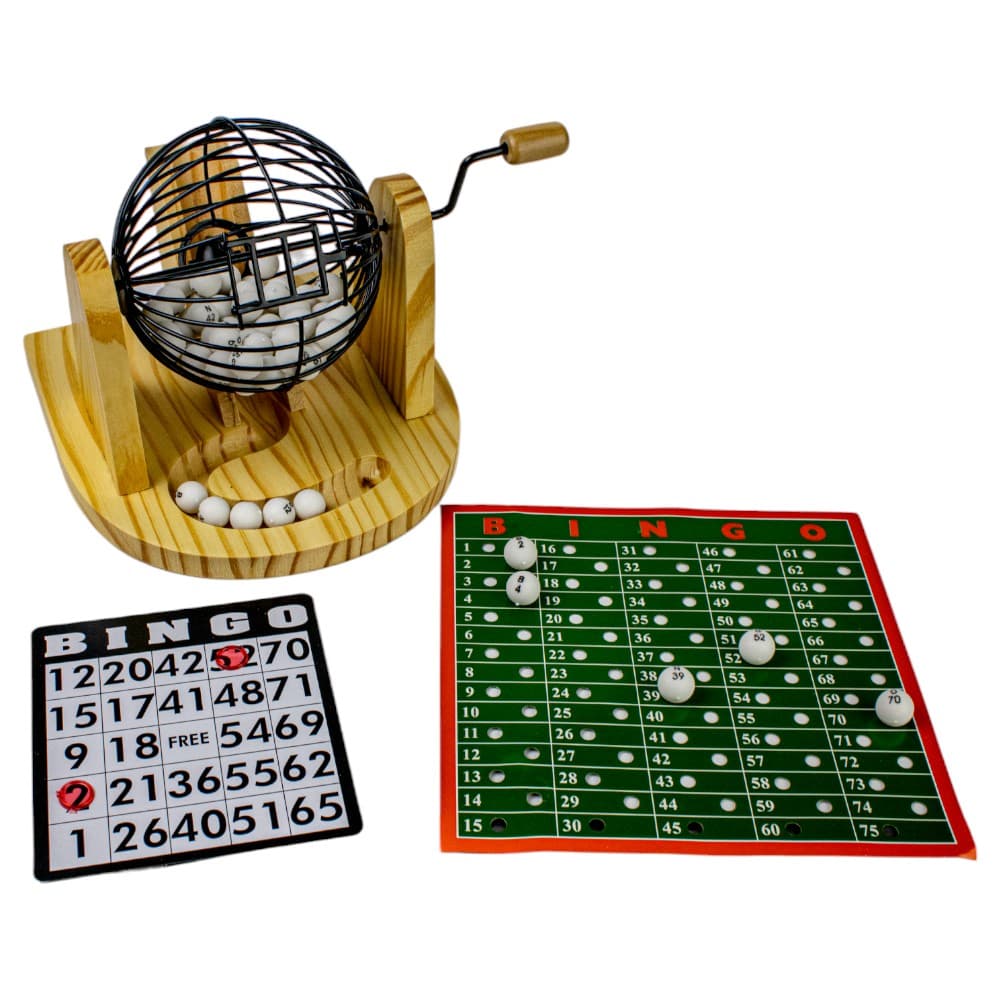 Wooden Bingo Set - Calendars.com