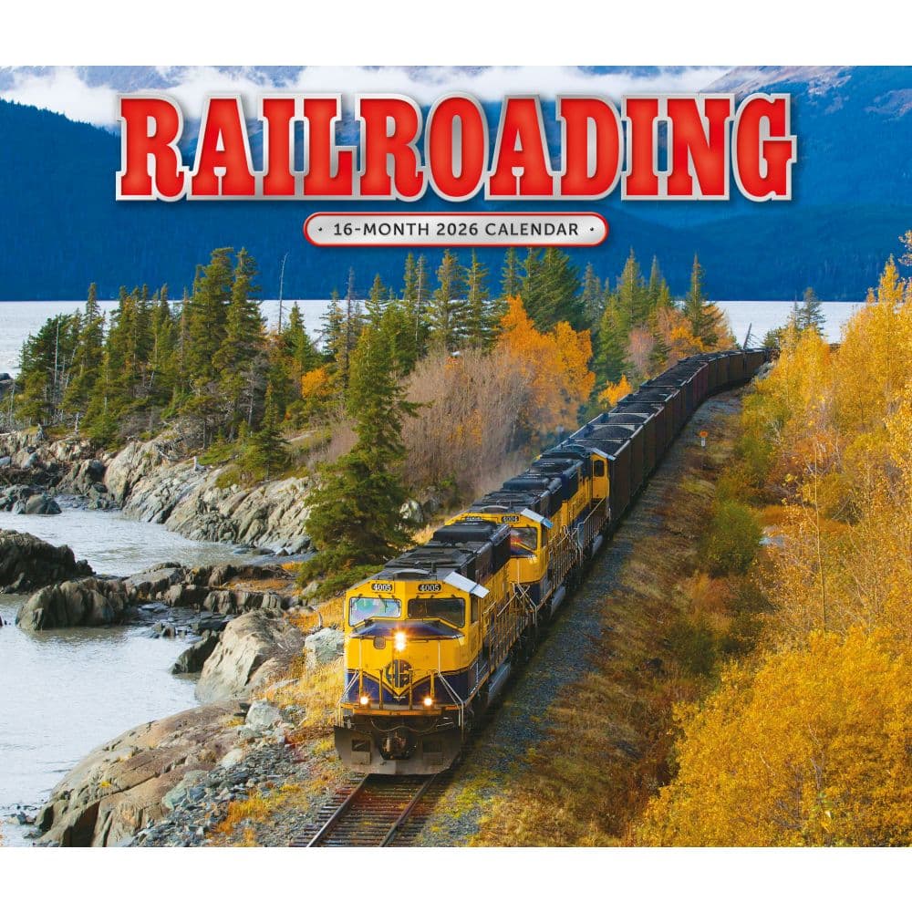 Railroading 2026 Wall Calendar - Calendars.com