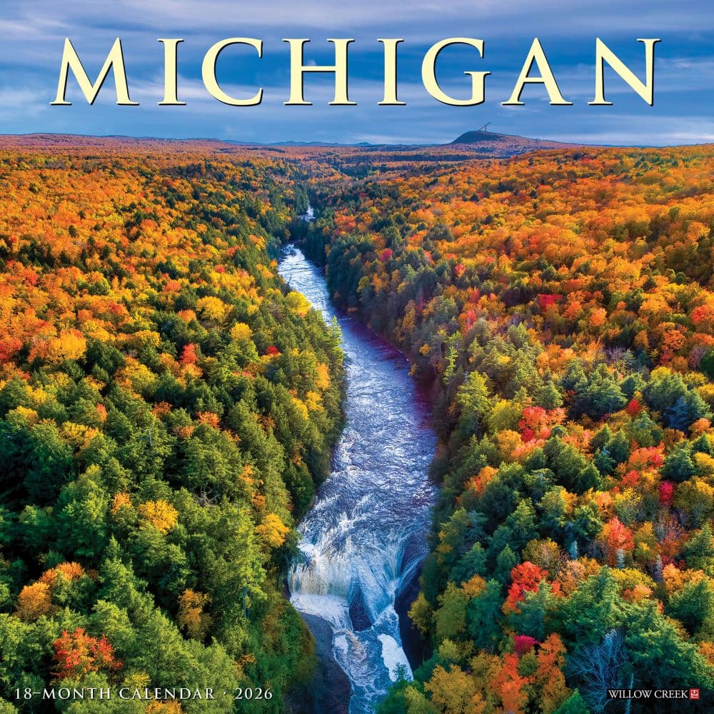 Michigan Travel and Events 2026 Wall Calendar - Calendars.com