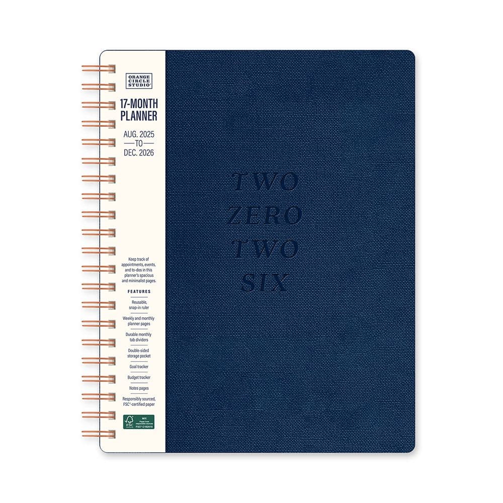 Oxford Blue Baxter 2026 Planner - Calendars.com