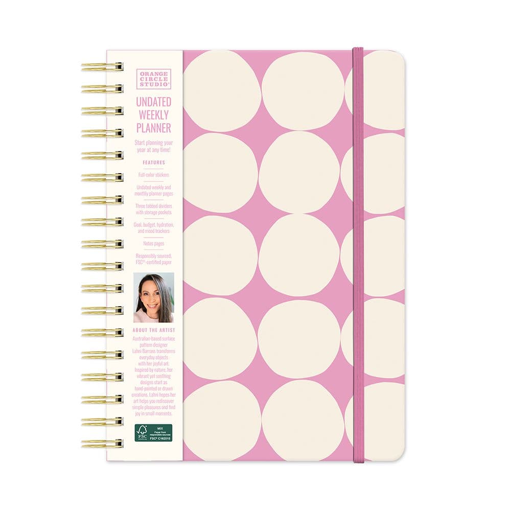 Darling Dots Undated Planner - Calendars.com