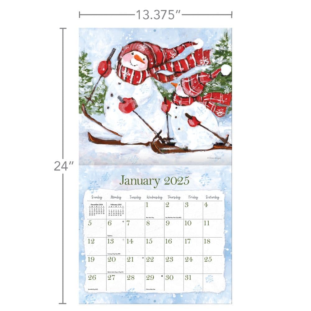 Sam Snowman by Susan Winget 2025 Wall Calendar - Calendars.com Sam Snowman by Susan Winget 2025 Wall Calendar - Calendars.com