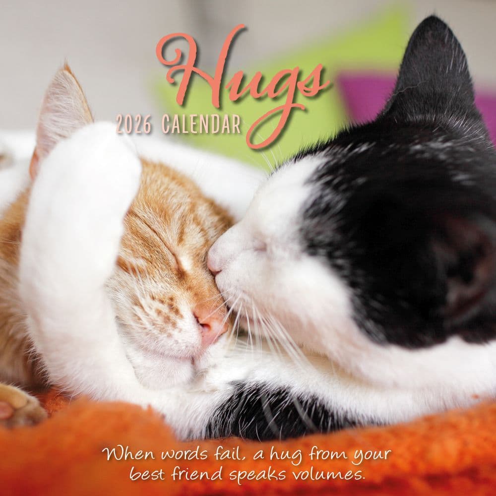 Hugs 2026 Wall Calendar - Calendars.com