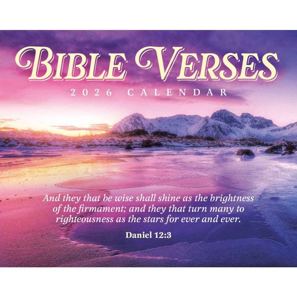Bible Verses 2026 Desk Calendar - Calendars.com
