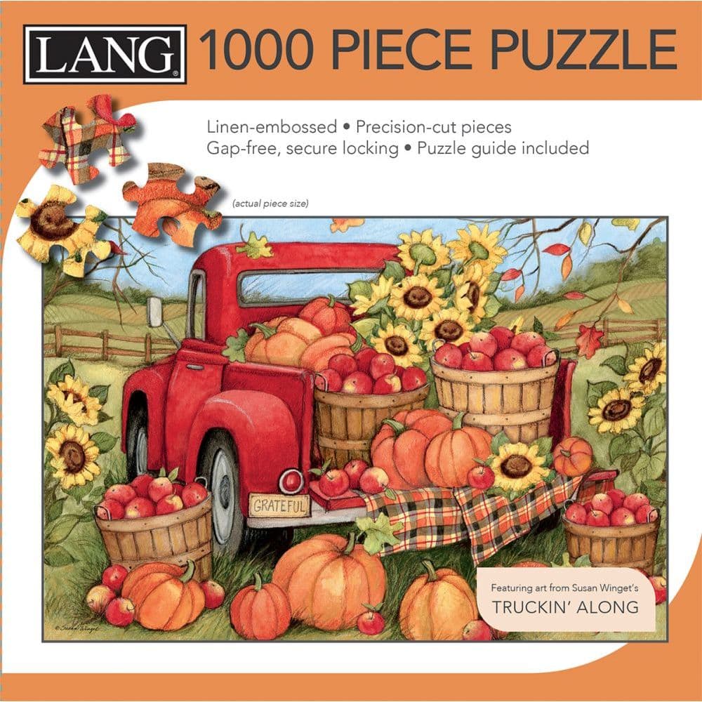 Harvest Truck 1000 Piece Puzzle by Susan Winget - Calendars.com