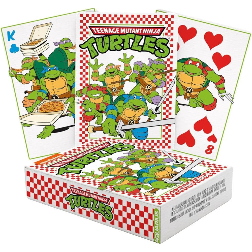 TMNT Pizza Box Playing Cards - Calendars.com