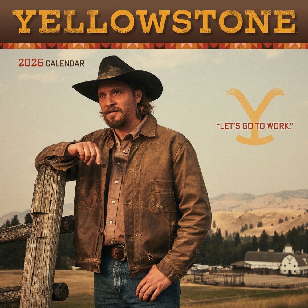 Yellowstone TV 2026 Wall Calendar - Calendars.com