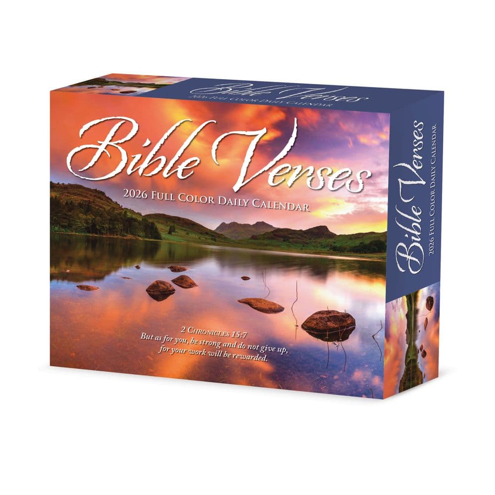 Bible Verses 2026 Desk Calendar - Calendars.com