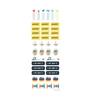 Star Wars Reminder Stickers - Calendars.com