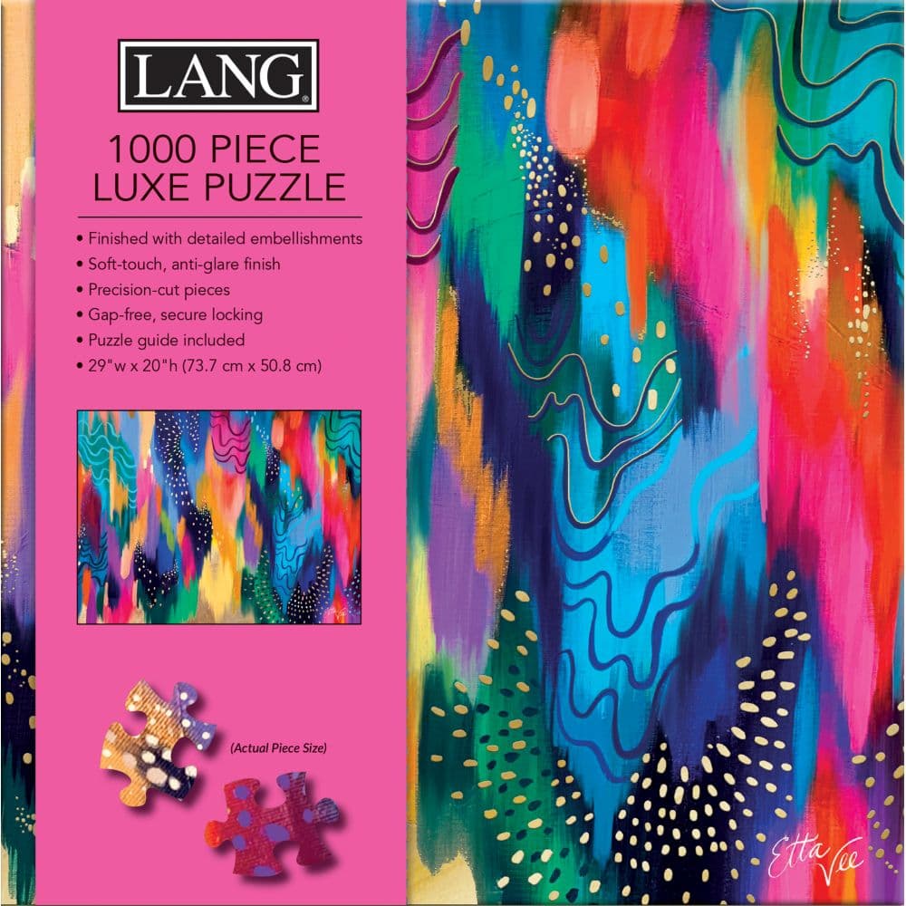 Splash of Color 1000 Piece Luxe Puzzle - Calendars.com