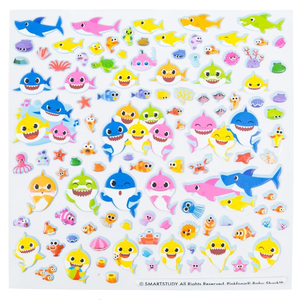 Baby Shark Sticker Play Set - Calendars.com