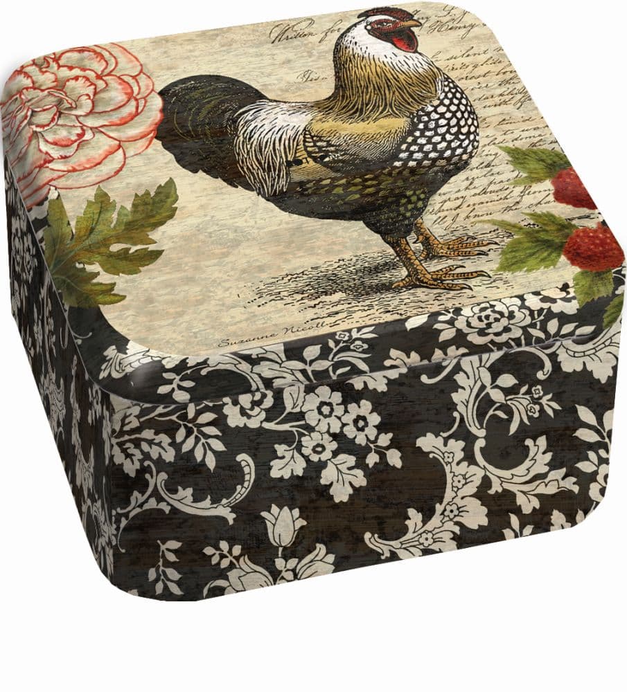 French Rooster 13.5 Oz Tin Candle by Suzanne Nicoll - Calendars.com