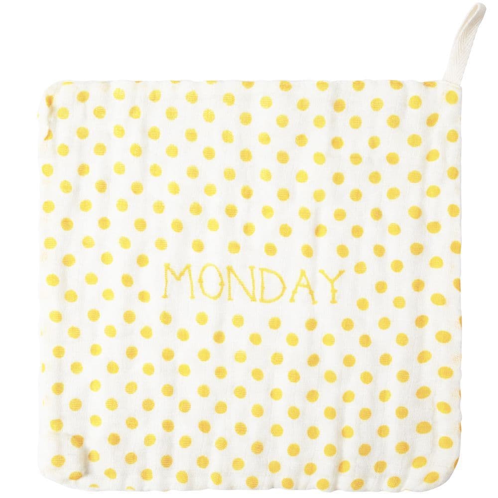 Woodland Days Of The Week Washcloths - Calendars.com