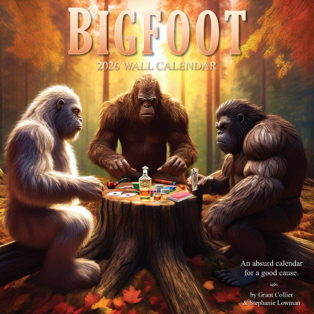 Bigfoot 2026 Wall Calendar - Calendars.com