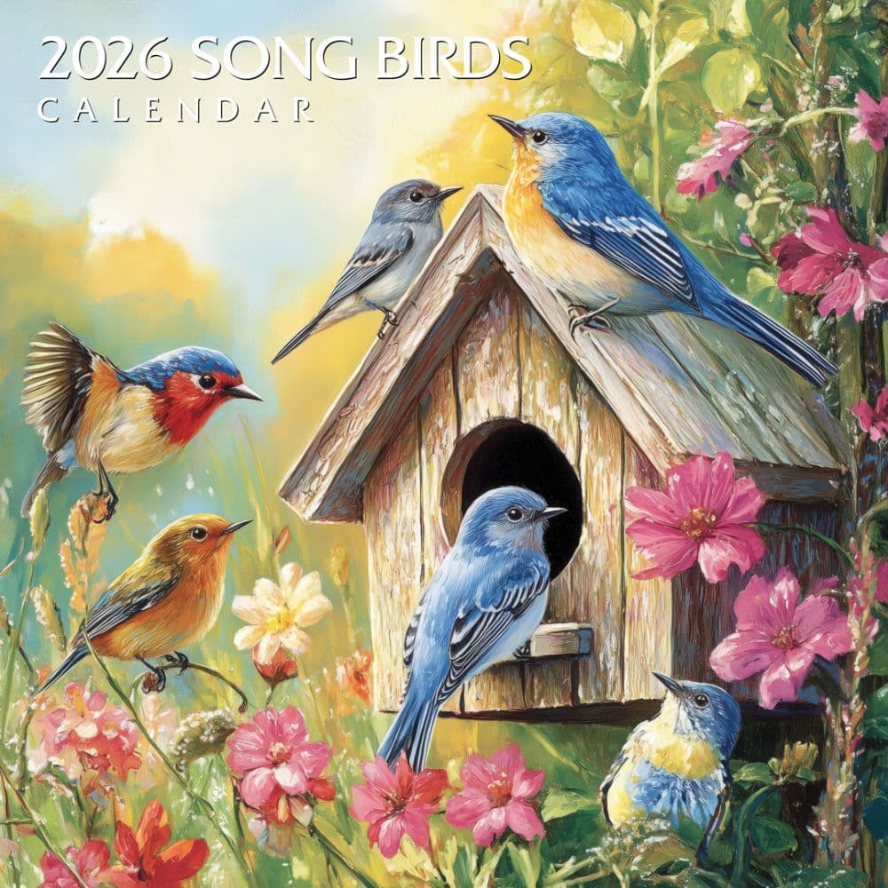 Song Birds 2026 Wall Calendar - Calendars.com